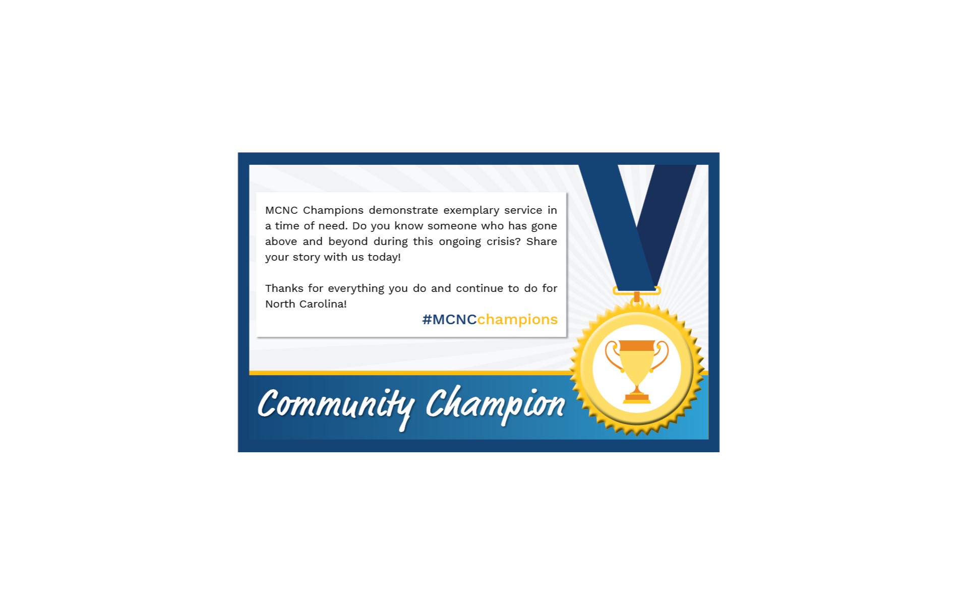 Recognizing MCNC Champions - MCNC